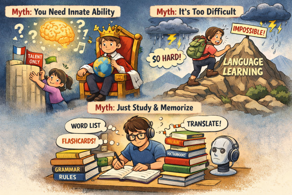 Three myths about learning Danish (or any language) - dansk.ninja